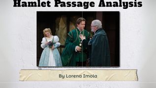 Hamlet Passage Analysis at emaze Presentation