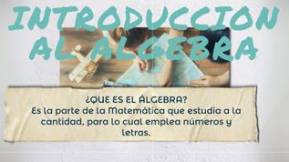 INTRODUCCIÓN AL ÁLGEBRA at emaze Presentation