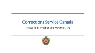 Corrections Service Canada at emaze Presentation