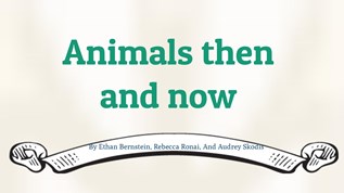 Animals then and now at emaze Presentation