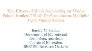 Action Research Plan - Rachel Steiner RES5153 at emaze Presentation