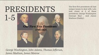 Presidents 1-5 at emaze Presentation