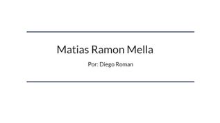 Matias Ramon Mella at emaze Presentation