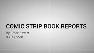 comic strip book reports at emaze Presentation