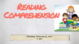 Reading Comprehension at emaze Presentation