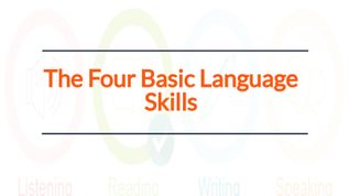 The Four Basic Language Skills at emaze Presentation