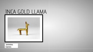 Inca Gold LLama at emaze Presentation