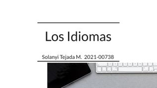 Los Idiomas at emaze Presentation