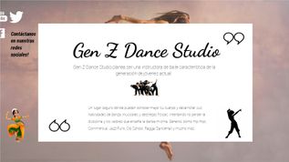 Gen Z Dance Studio at emaze E-Card