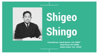 Shigeo Shingo at emaze Presentation
