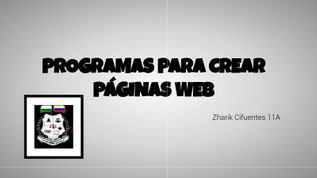 PROGRAMAS PARA CREAR PAGINAS WEB at emaze Presentation