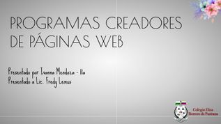 PROGRAMAS CREADORES DE PÁGINAS WEB at emaze Presentation