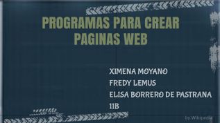 PROGRAMAS PARA CREAR PAGINAS WEB at emaze Presentation