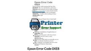 Epson Error Code 0XE8 - (Quick Guide) at emaze Presentation