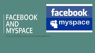 History of Facebook and Myspace at emaze Presentation