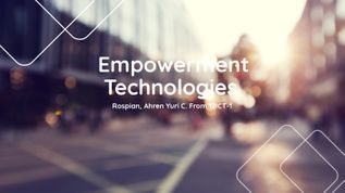 Empowerment Technologies at emaze Presentation