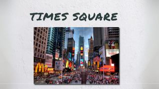 TIMES SQUARE at emaze Presentation