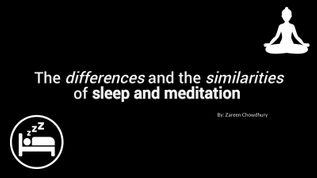 The differences and the similarities of sleep and at emaze Presentation