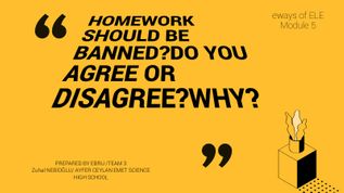 HOMEWORK SHOULD BE BANNED?DO YOU AGREE OR DISAGREE?WHY? at emaze ...