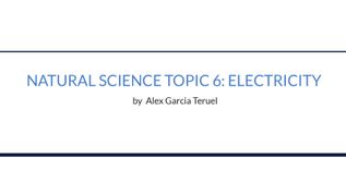 NATURAL SCIENCE TOPIC 6: ELECTRICITY at emaze Presentation