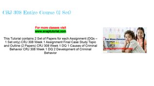 CRJ 308 Inspiring Communication snaptutorial.com at emaze Presentation