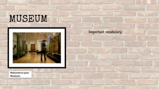 Museum Vocabulary at emaze Presentation
