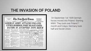 Invasion of Poland at emaze Presentation
