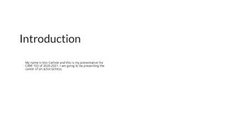 Introduction at emaze Presentation