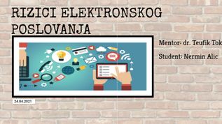 Rizici Elektronskog poslovanja at emaze Presentation
