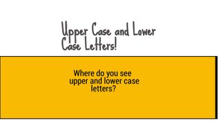 Upper Case and Lower Case Letters! at emaze Presentation