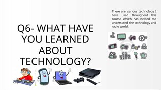 Q6: What have you learnt abput technology at emaze Presentation