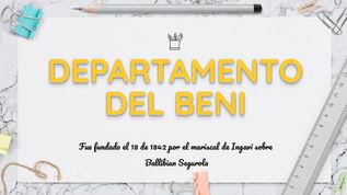 DEPARTAMENTO DEL BENI at emaze Presentation