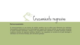 Cruzamiento regresivo at emaze Presentation