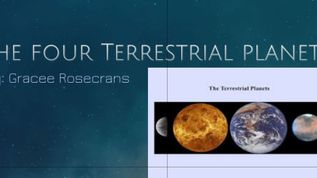 The four Terrestrial planets at emaze Presentation