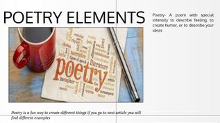 poetry Elements at emaze Presentation