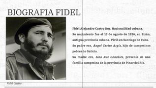 Biografia fidel Castro. at emaze Presentation