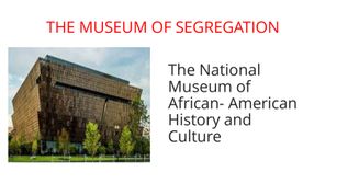 THE MUSEUM OF SEGREGATION at emaze Presentation