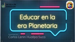 Educar en la era Planetaria at emaze Presentation