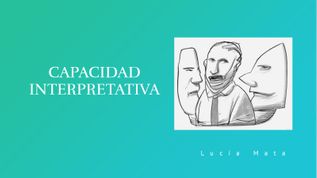 CAPACIDAD INTERPRETATIVA at emaze Presentation