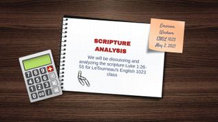 Scripture Analysis of Luke at emaze Presentation