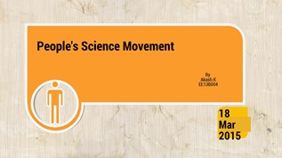 People's science movement at emaze Presentation