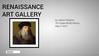 RENAISSANCE Art GaLlery at emaze Presentation
