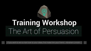 Persuasion Workshop at emaze Presentation