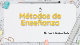 Métodos de Enseñanza at emaze Presentation