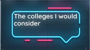 The colleges I considered at emaze Presentation