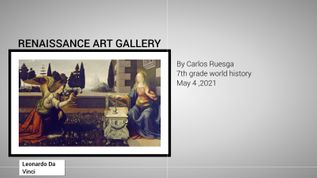 Renaissance Art Gallery at emaze Presentation
