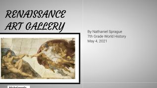Renaissance art gallery at emaze Presentation