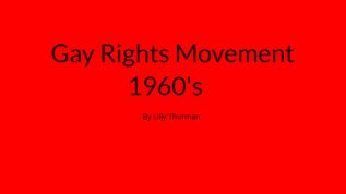 Gay Rights Movement at emaze Presentation