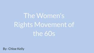 Women Rights in the 60s at emaze Presentation