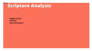 Scripture Analysis at emaze Presentation